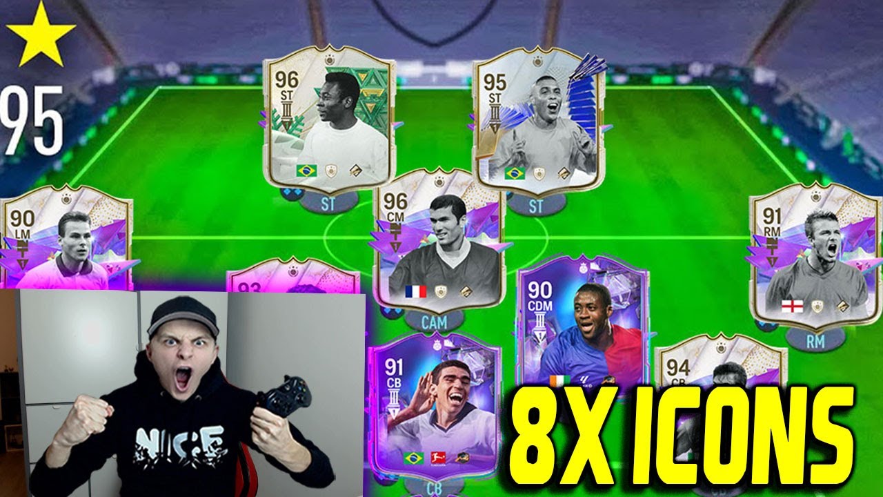 EA FC 24 (FIFA 24): WELTREKORD! 8x ICONS in 130 Rated Full Icon Fut ...
