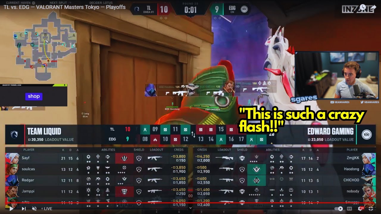 Ex 100T coach Sean Gares reacts to insane flash by TL soulcas - YouTube