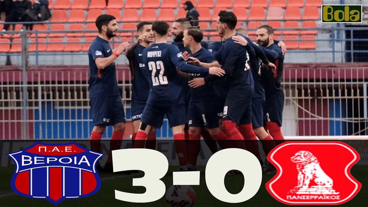 Βέροια - Πανσερραϊκός 3-0 (9η ΑΓΩΝΙΣΤΙΚΗ) Στιγμιότυπα 18.12.2021 - YouTube