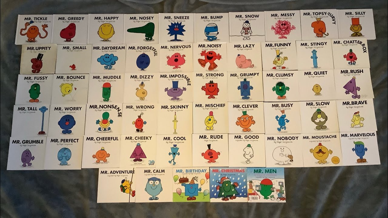 My Mr. Men Books Collection (2023 Edition) Part 1 - YouTube