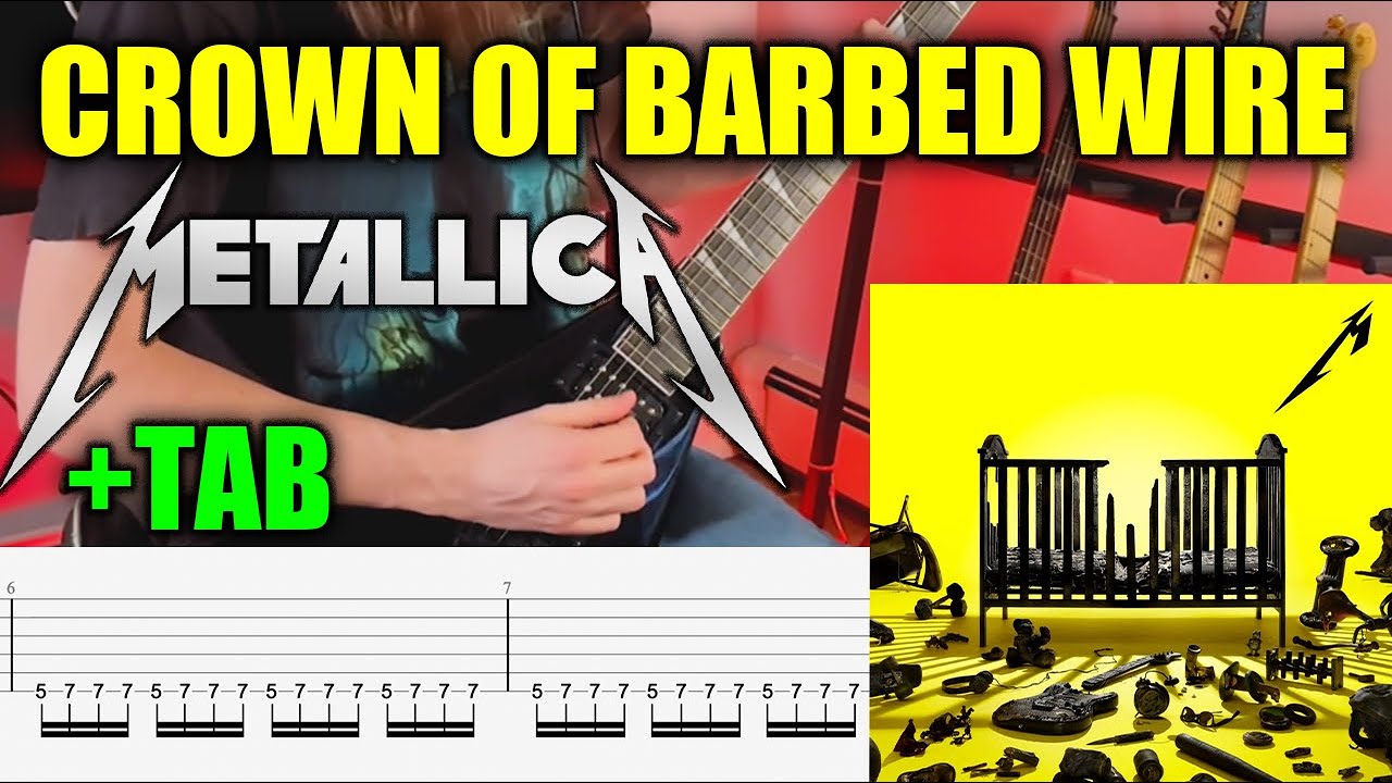 How To Play "Crown of Barbed Wire" | METALLICA Guitar cover with TABS ...
