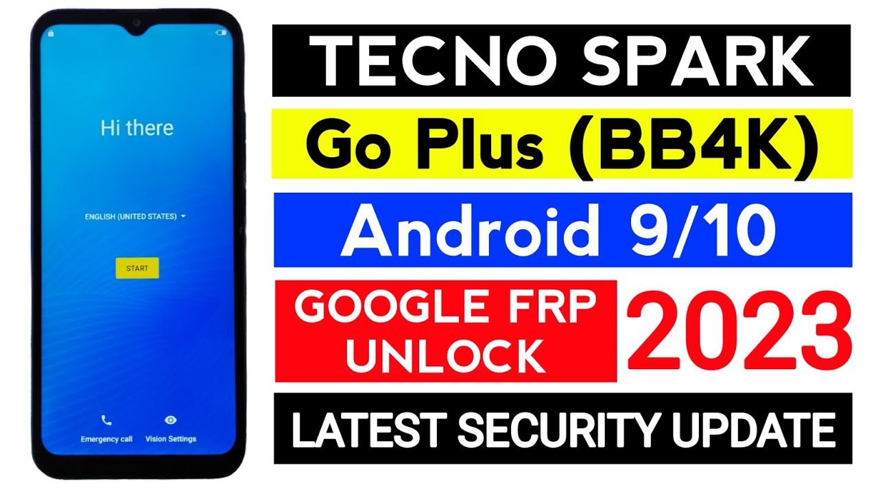 Tecno Spark Go Plus (BB4K) Gmail account frp bypass WITHOUT PC | [Fixed ...