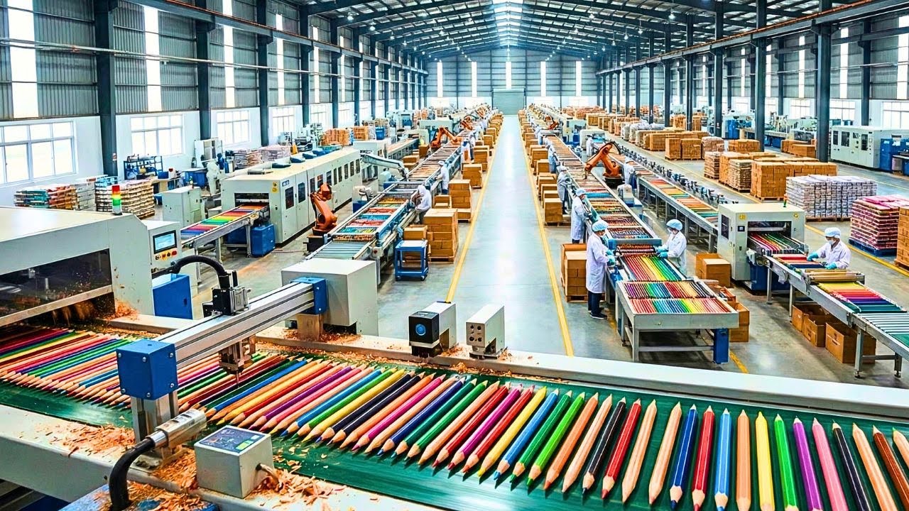 Inside the Colored Pencil Factory – Million-Dollar Products Are Made ...