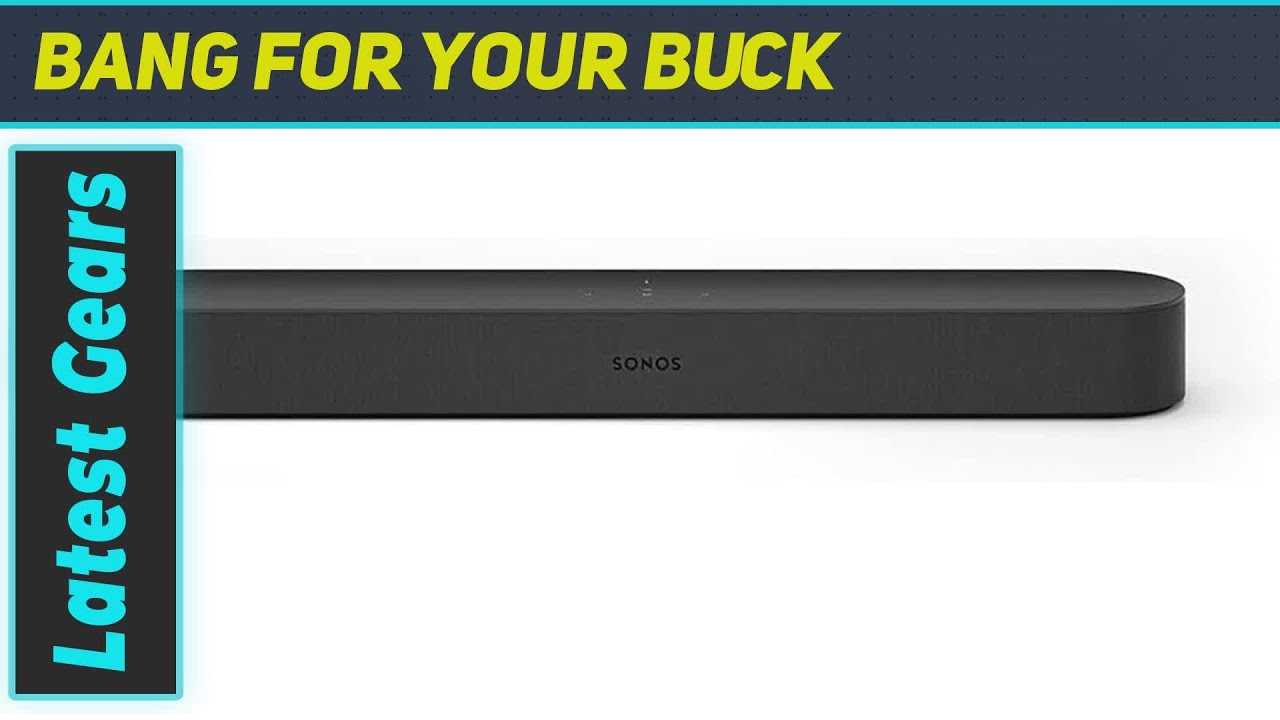 Sonos Beam - Shadow Edition Soundbar Review - YouTube