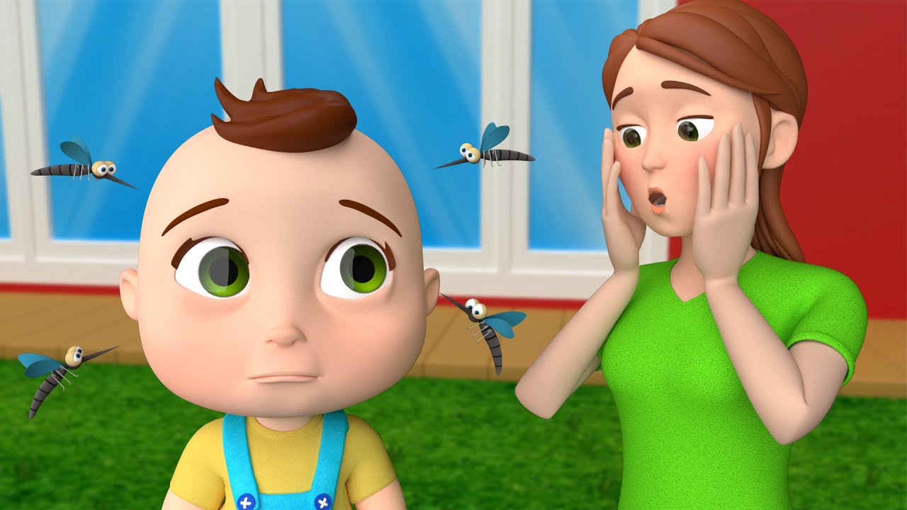 Itchy Scratchy Mosquito Bites! Mosquito Go Away Song + More Children ...