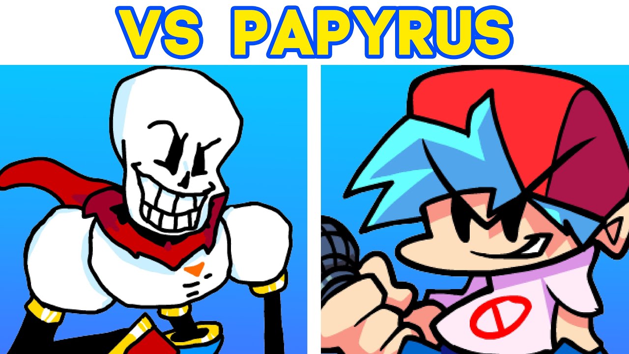 Vs Papyrus | Friday Night Funkin' Mod - YouTube