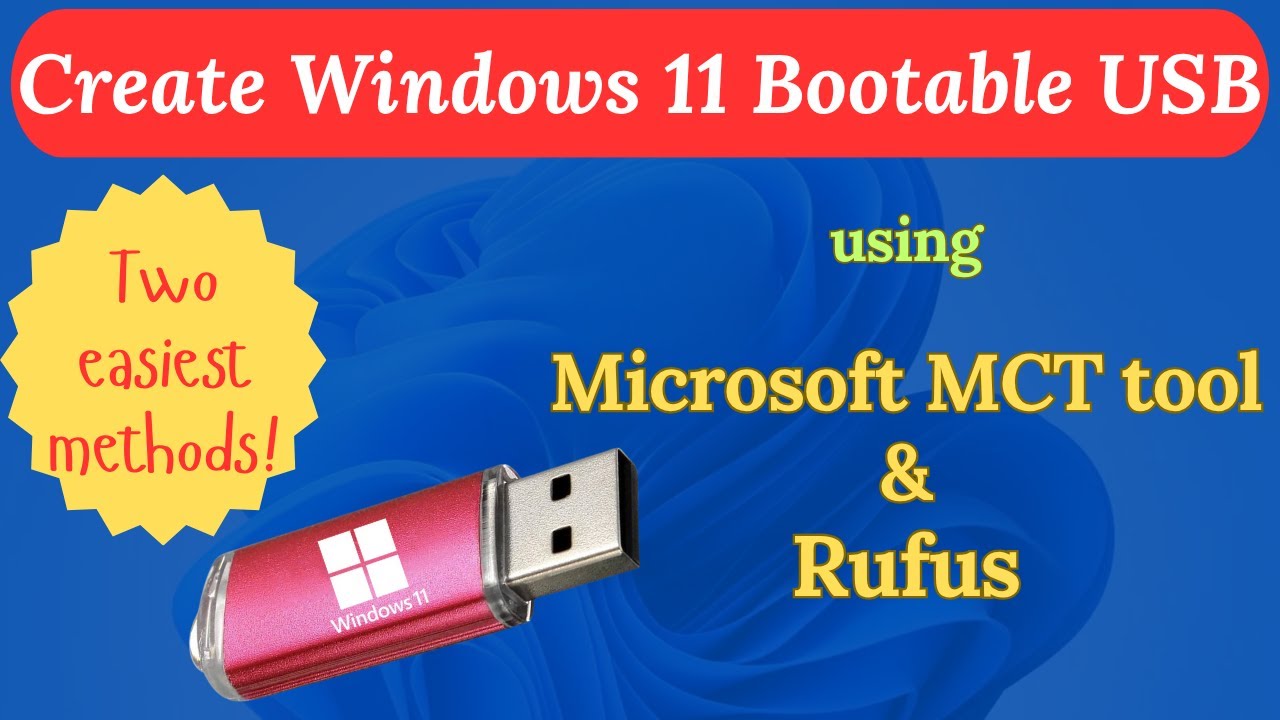 How to Create a Windows 11 Bootable USB (Using Media Creation Tool ...
