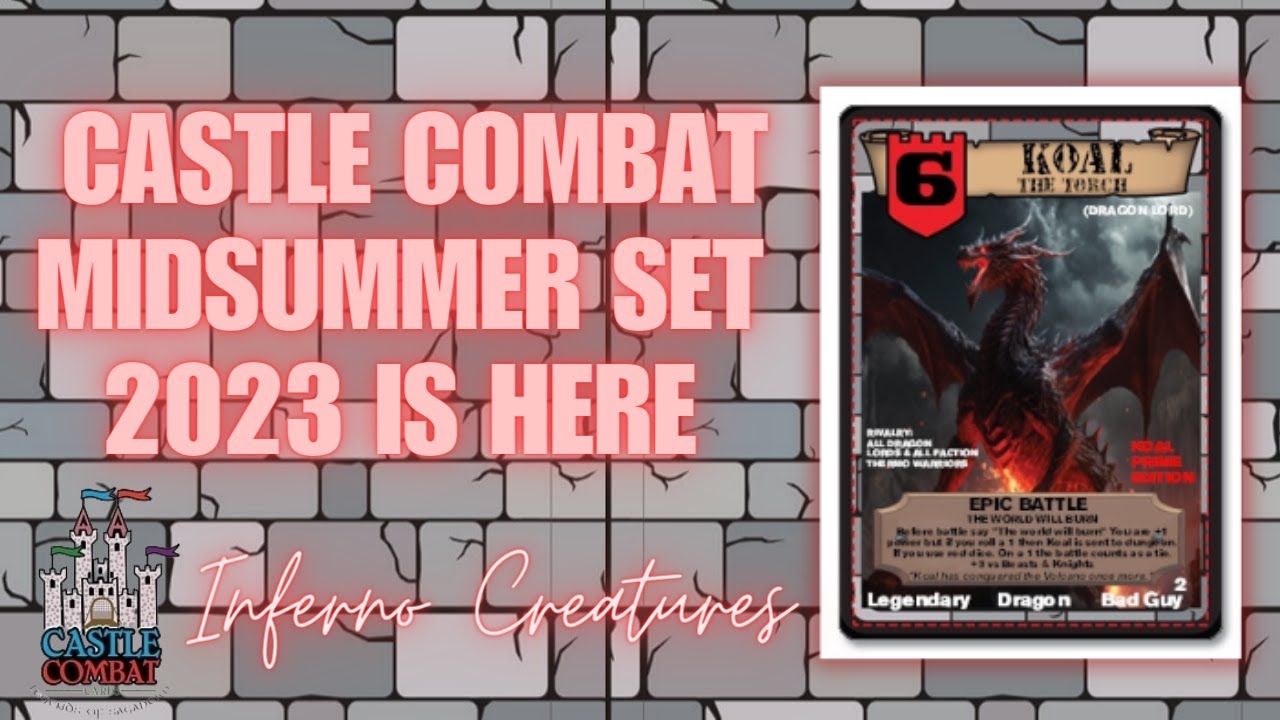 New Castle Combat Midsummer Cards!! - YouTube