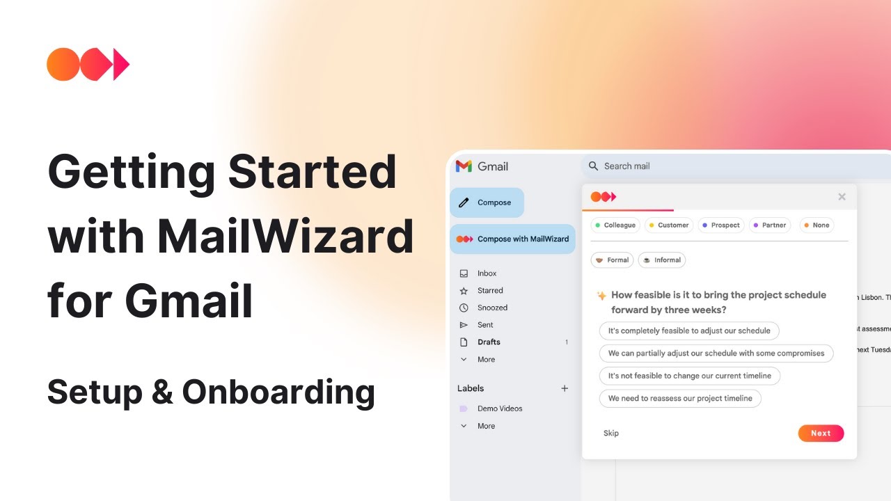 Getting Started with MailWizard for Gmail - Setup & Onboarding Guide - YouTube