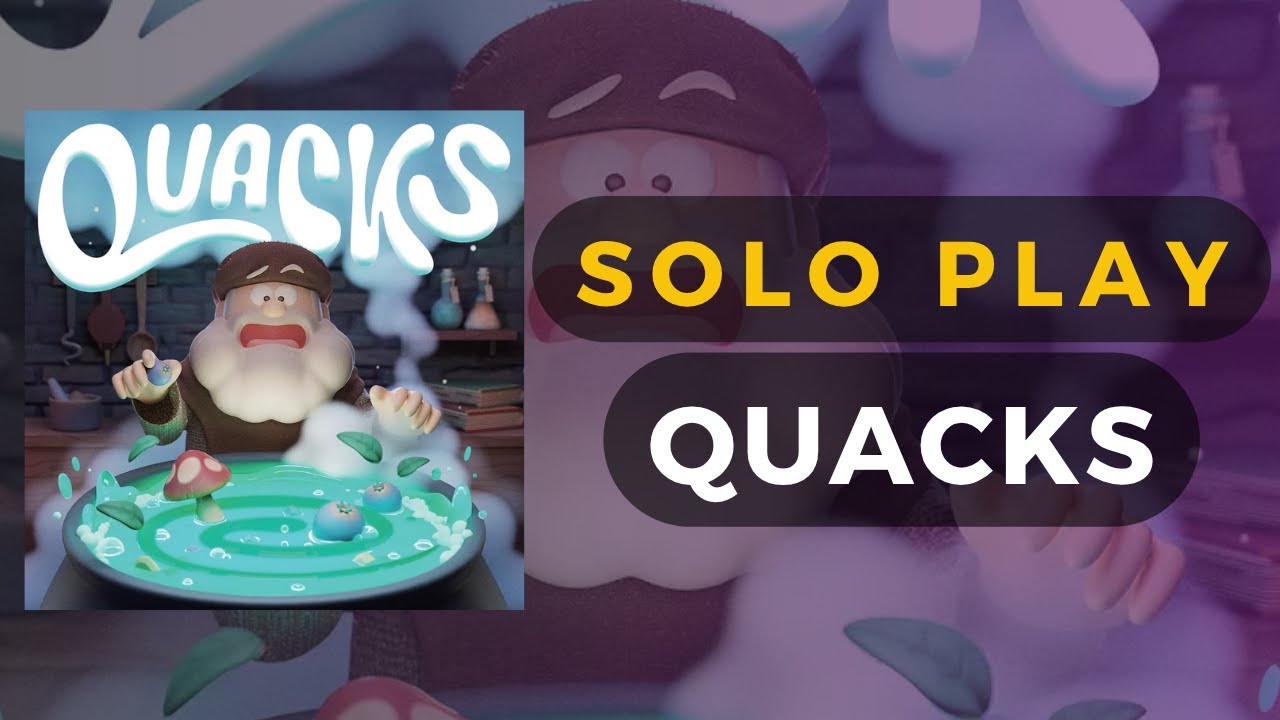 Quacks Board Game Solo Playthrough | DaniCha - YouTube