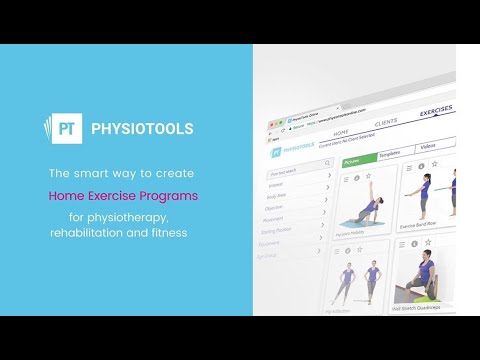 Physiotools - the smart way to create exercise programs - YouTube