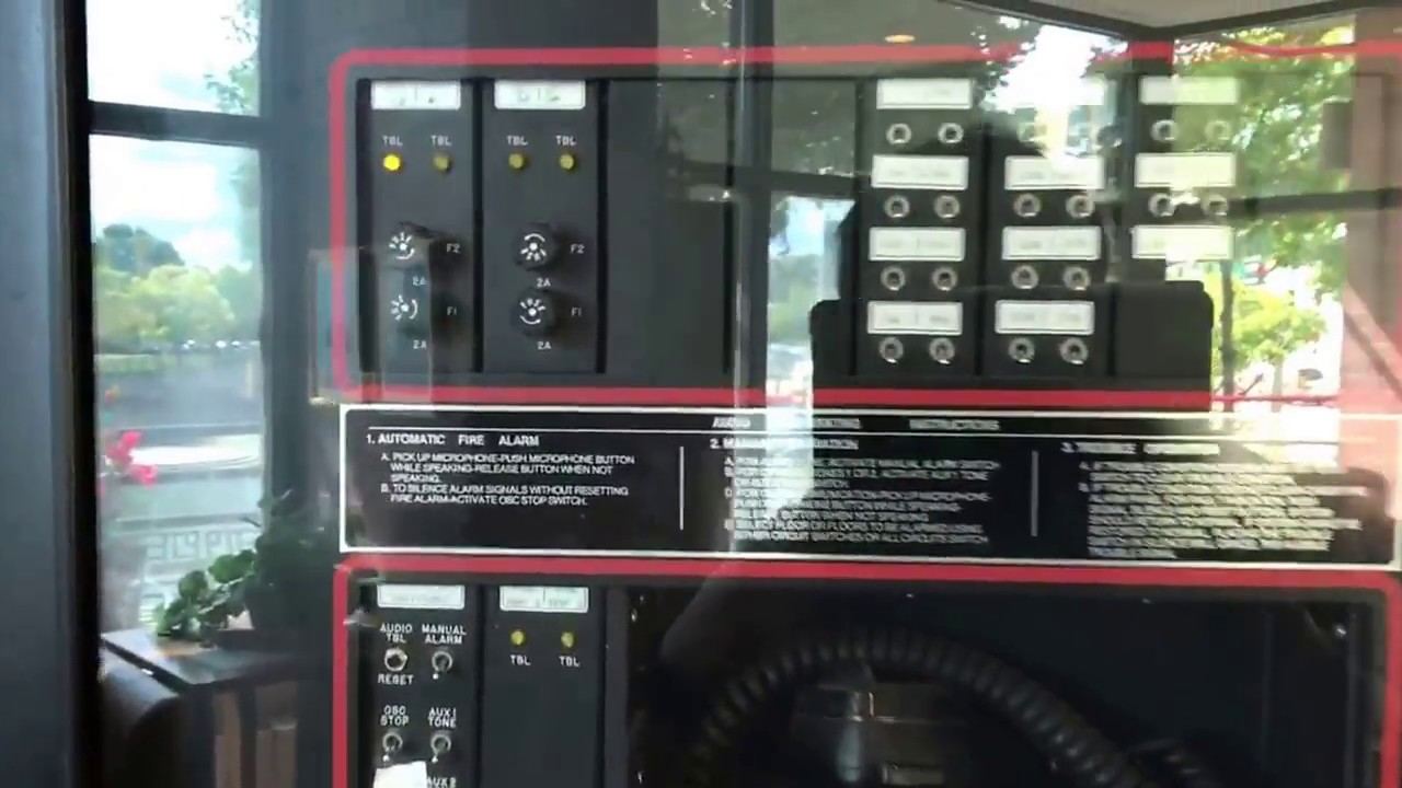 Warning: Loud. Apartment building Fire Alarm system in Trouble mode ...