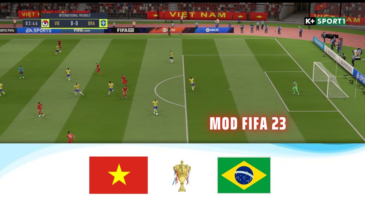 FIFA 19 | VietNam vs Brazil | MOD FIFA 23 | ALL IN ONE LATEST SQUAD ...