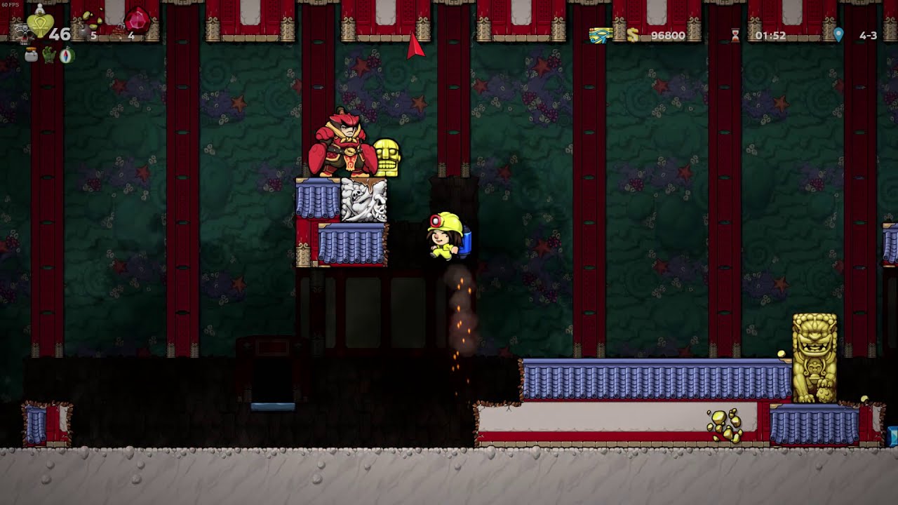 Spelunky 2 Ankh very lucky Ankh save - YouTube