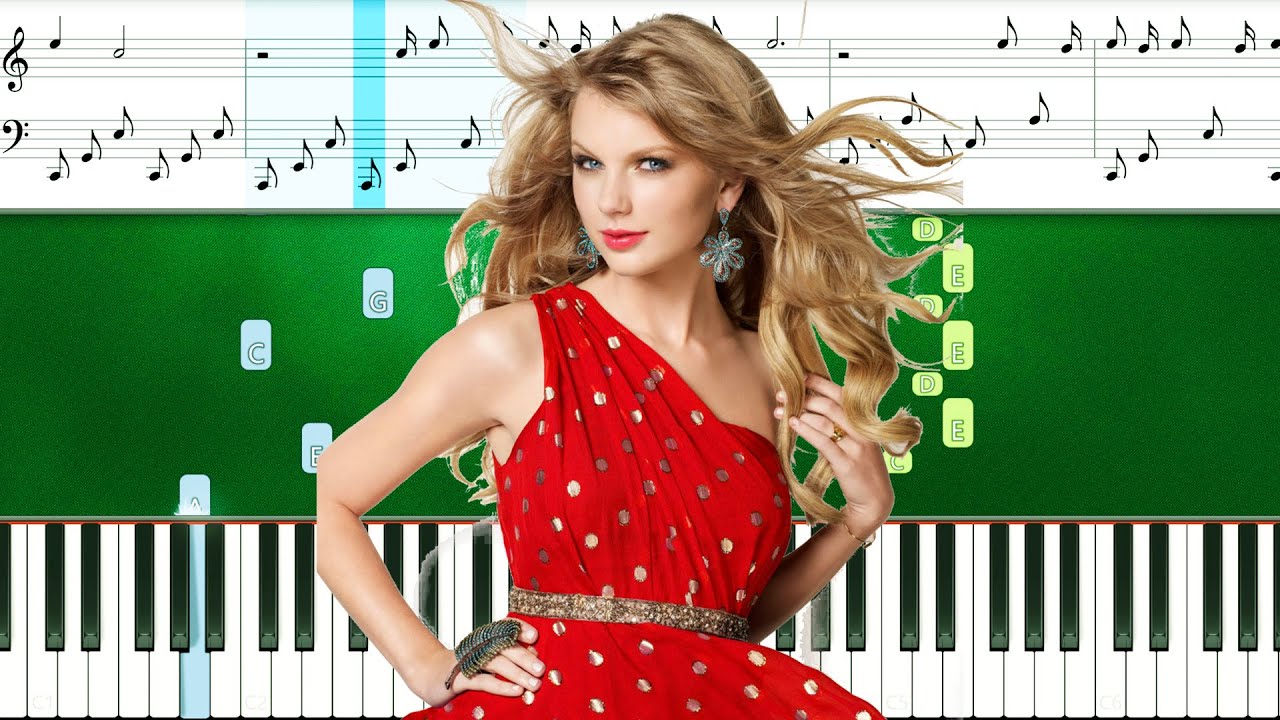 Taylor Swift - the 1 (Piano Tutorial With Sheets | Piano Instrumental ...