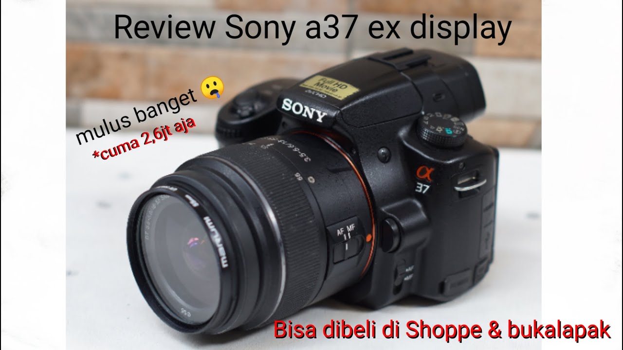review sony a37 with photo and video sample - YouTube