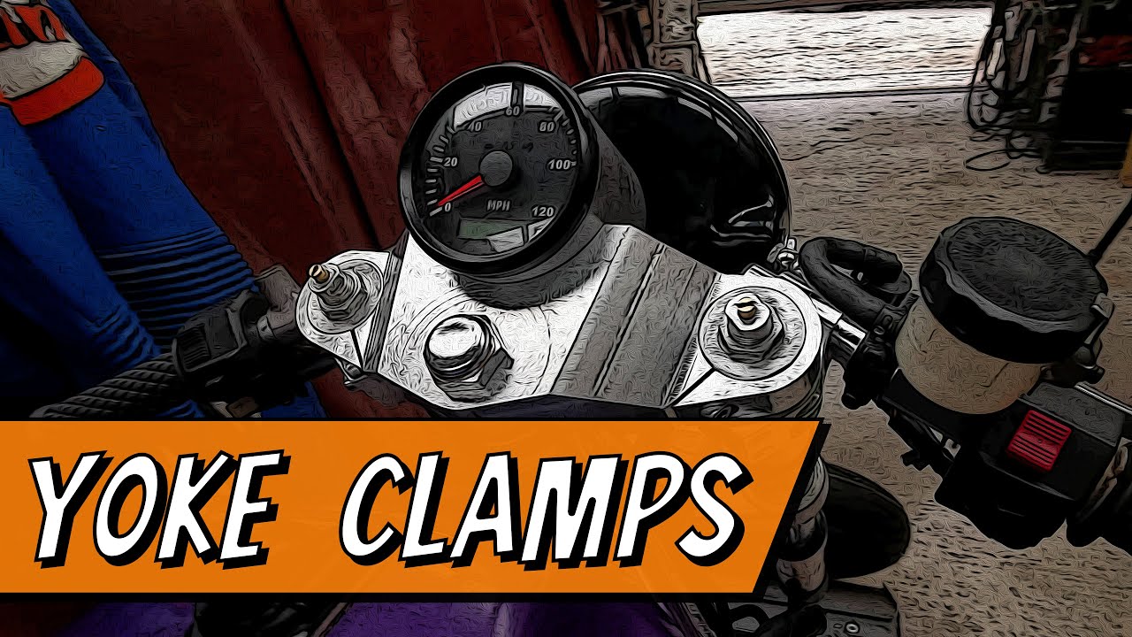 Top yoke clamps - Suzuki Bandit Cafe Racer - Project ASBO - YouTube