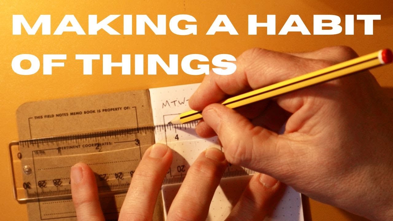 Pocket Notebook Habit Tracker using Field Notes - YouTube