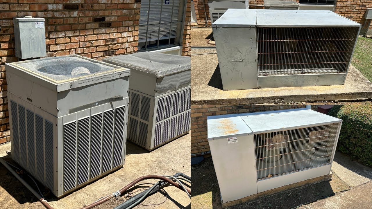 2 Vintage 1975 Lennox HS6 & 5 Vintage 1980 General Electric Central Air ...