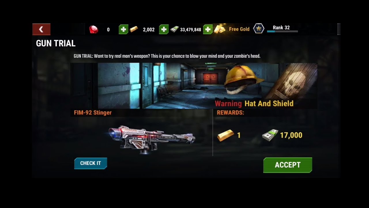 DEAD TARGET: Zombie-Gun Trial-FIM-92 STINGER-Android Game - YouTube