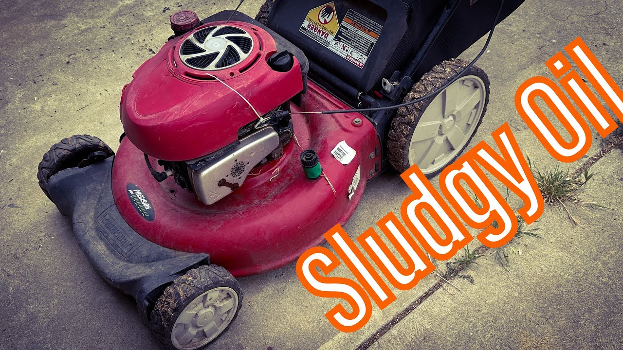 Saving a Sludged Up Craftsman Mower - YouTube