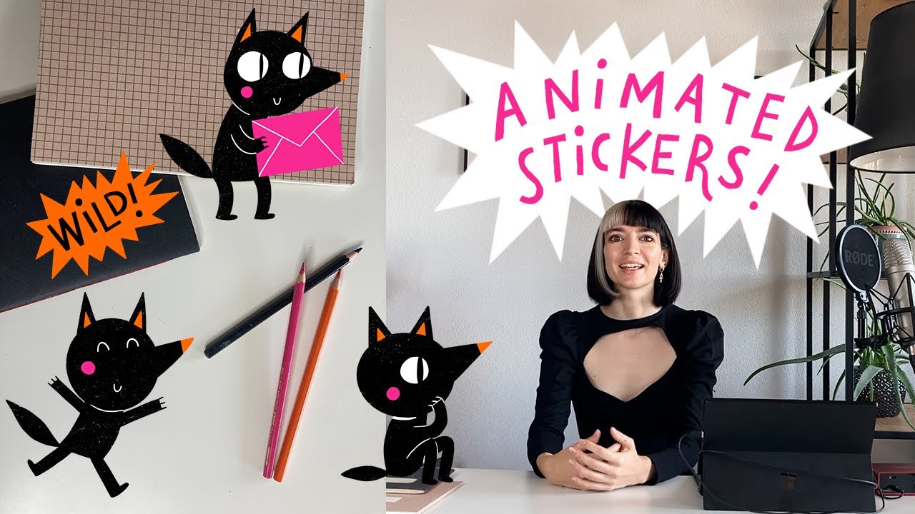 Create Your Own Pack Of Animated Stickers - YouTube