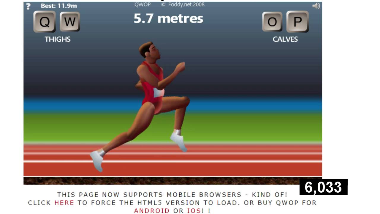 QWOP 10M SPEEDRUN WORLD REKKY 8.8s 100% SICK OFFICIAL - YouTube