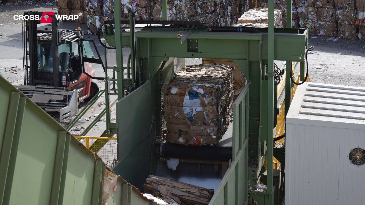 Cross Wrap Dewiring machine with Side Cutting | Paper recycling machine ...