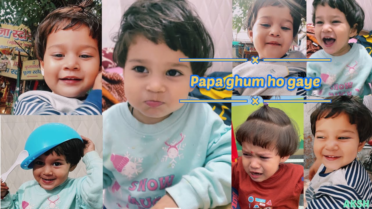 PAPA Ghum ho gaye: Finding PAPA 👼 👱🏻👨‍👧#baby #travel #market #fun # ...