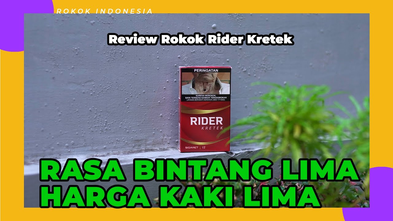 Review Rokok Rider Kretek - YouTube