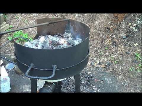 Forging A Simple Coal Forge Poker - YouTube