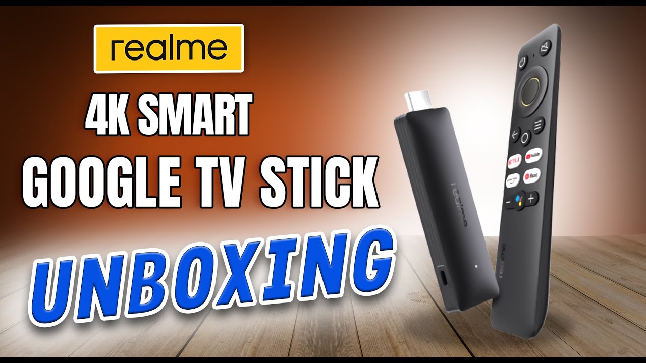 realme 4k Smart Google TV Stick 📺 Unboxing & Review @realmemobiles ...