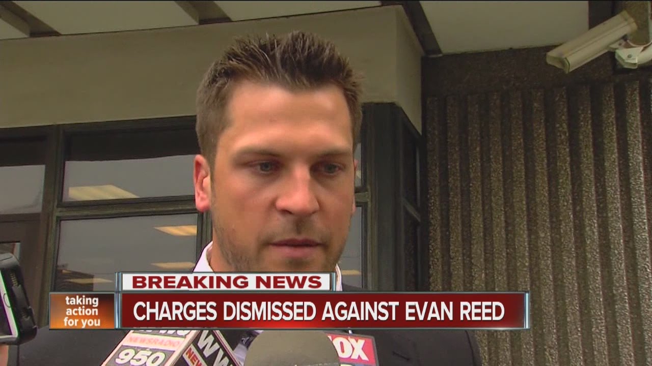 Charges dismissed against Evan Reed - YouTube