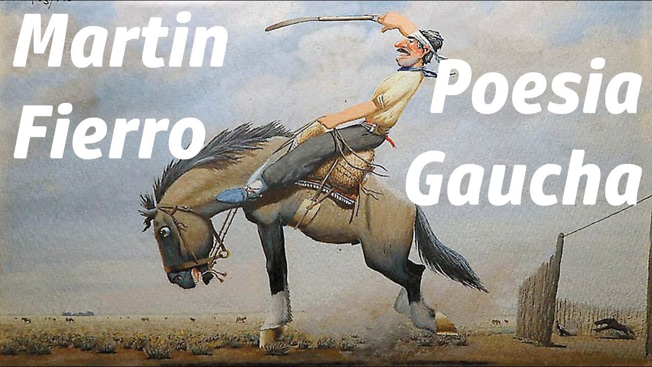 Poesía de Caballos y los Gauchos. Párrafos del Martin Fierro y Estanislao del Campo. Molina ...