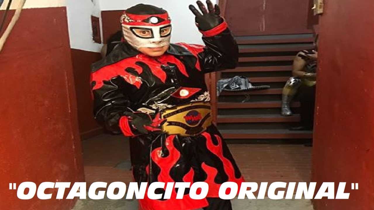 Octagoncito: "Ya sabia quien seria Mini Rey Misterio" - YouTube