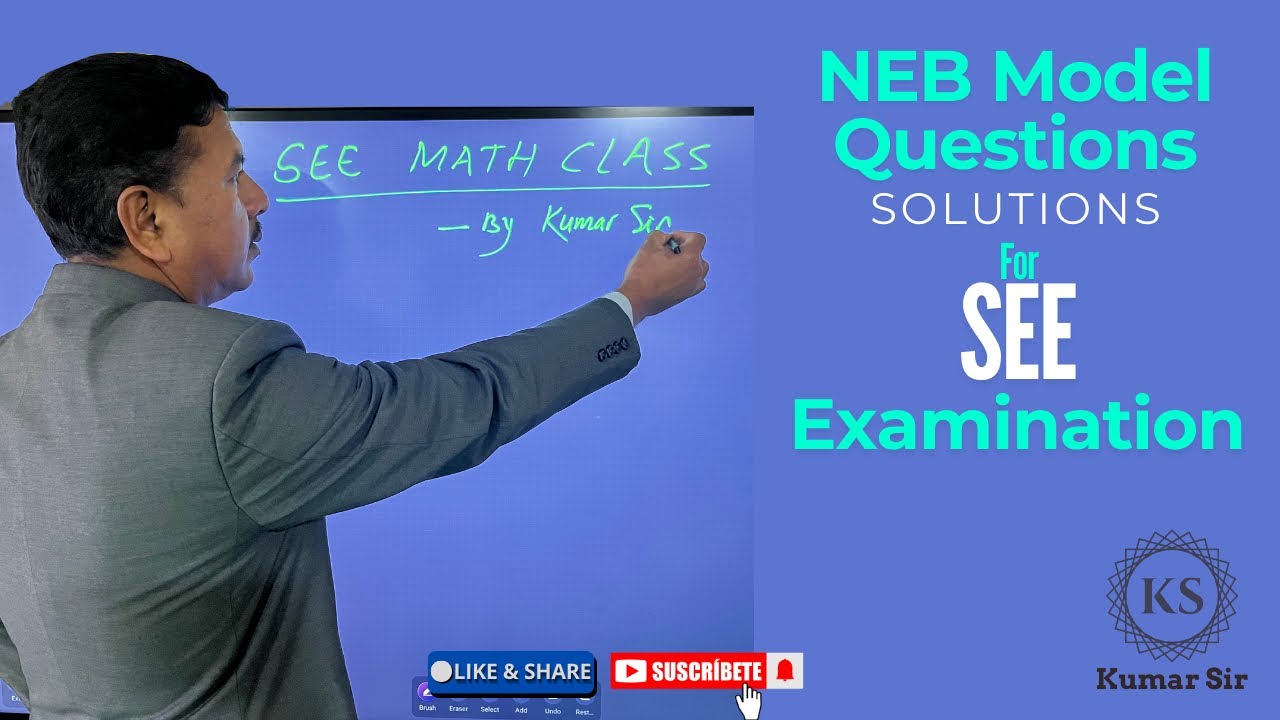 SEE NEB Model Question Set Explained Step By Step | Part 3 | By kumar sir - YouTube