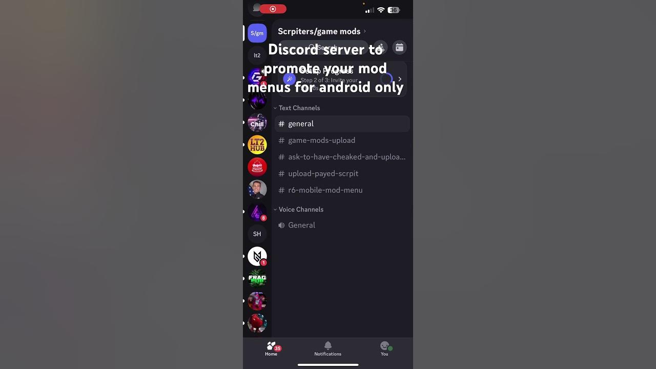 Promote your mod menus in my discord server android only #modmenu # ...