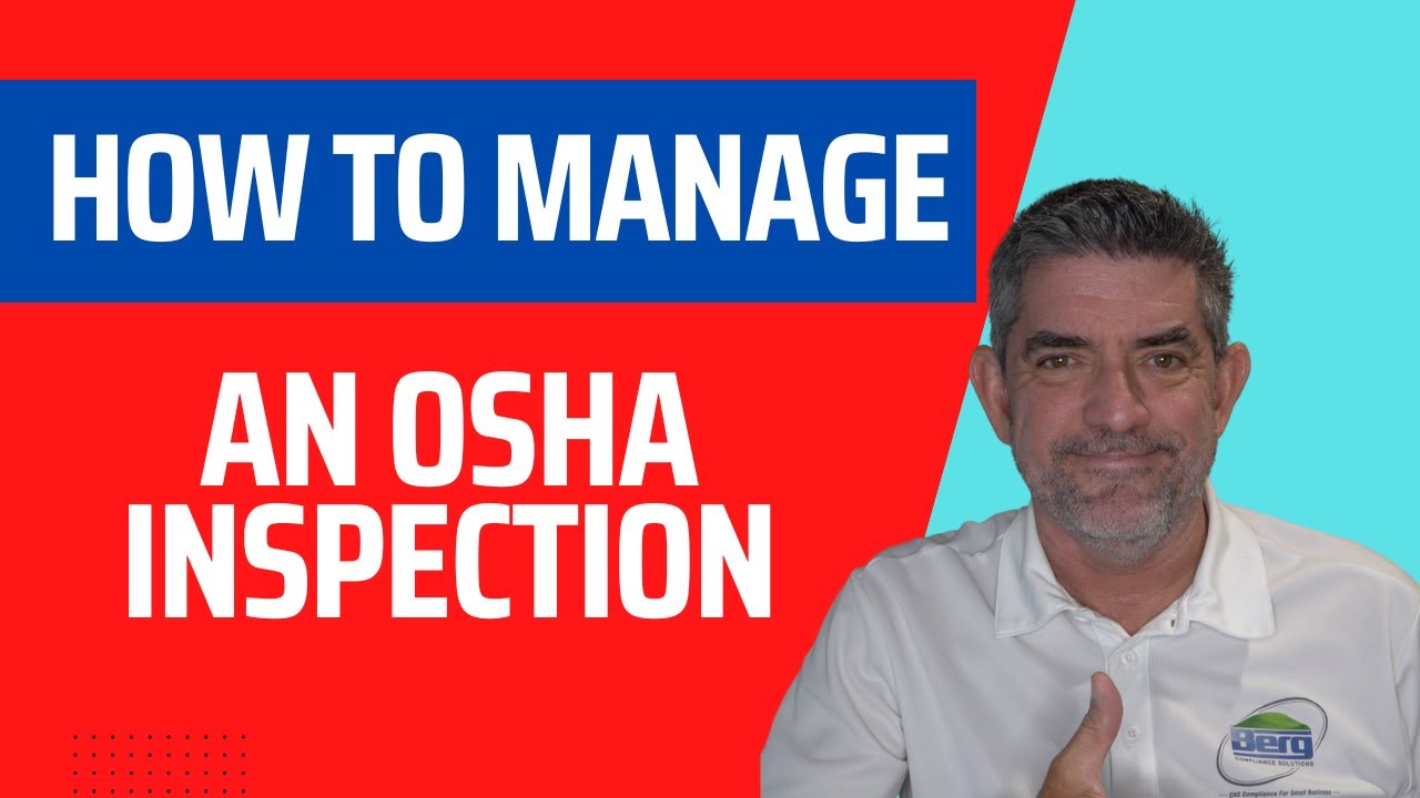 How to manage an OSHA inspection - YouTube