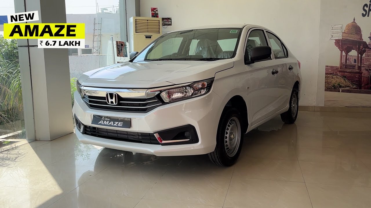 Finally New Honda Amaze E *BASE MODEL NEW LOOK* Sedan in Hatchback ...
