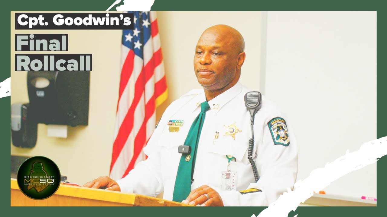 Captain Goodwin Retires From the Mecklenburg County Sheriff's Office ...