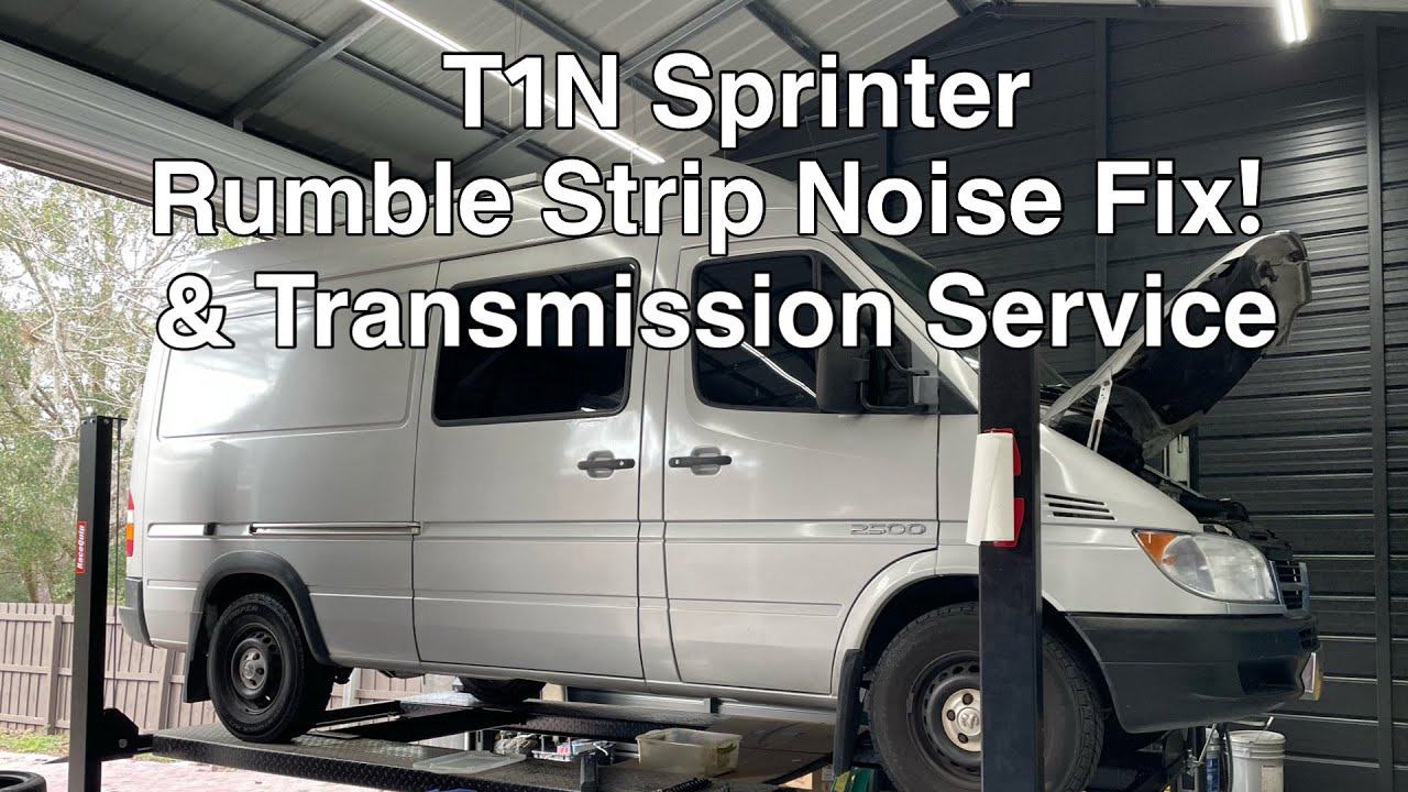 2005 T1N Dodge Sprinter Rumble Strip Noise Fix and Transmission Service ...