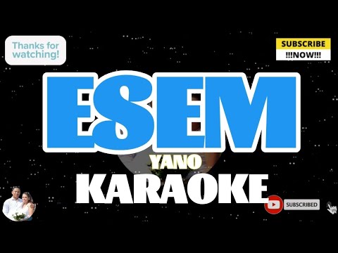 ESEM /YANO/KARAOKE - YouTube