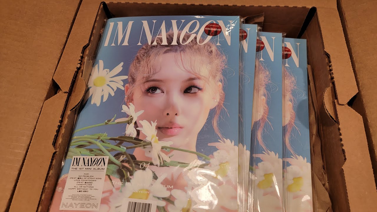 [LIVE UNBOXING] NAYEON 1st Mini Album "IM NAYEON" POP Ver x4 - YouTube
