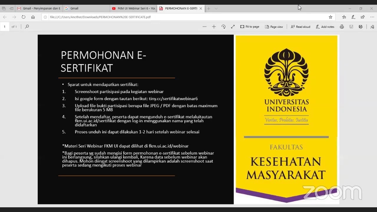FKM UI Seminar Online Seri 6 - YouTube
