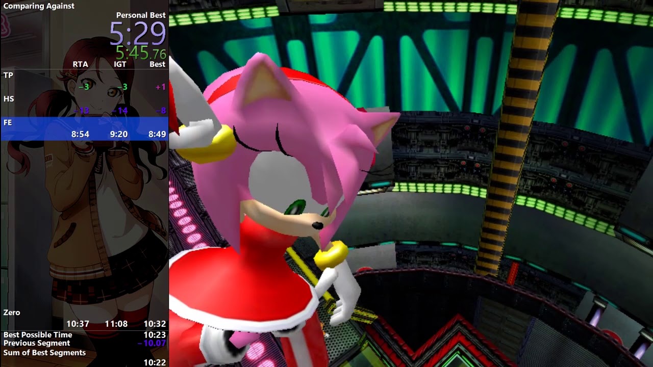 SADX Amy Story speedrun in 10:39 RTA 11:10 IGT - YouTube