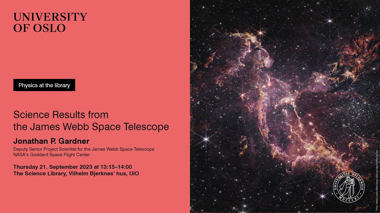 Science Results from the James Webb Space Telescope - YouTube