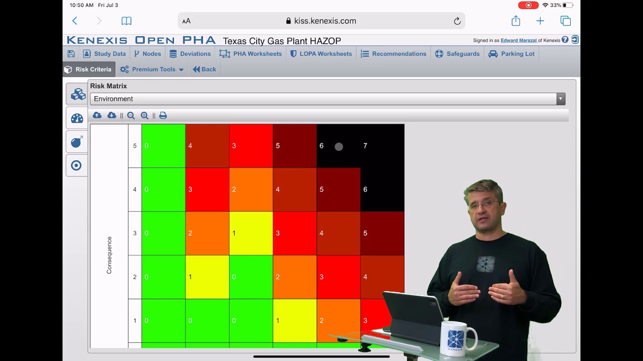 Using Open PHA - Section 4.5 - Risk Matrix - YouTube
