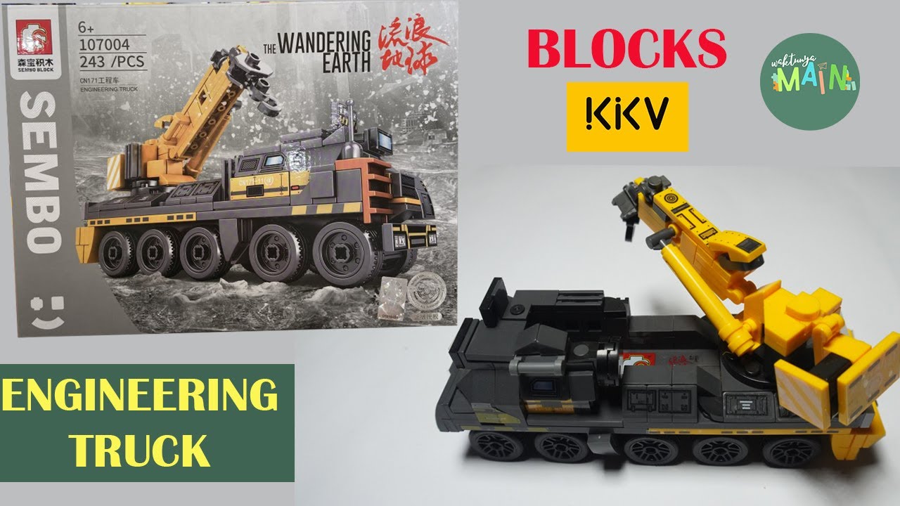 ENGINEERING TRUCK BRICKS FROM KKV | BUILDING BLOCKS | TIMELAPSE VERSION ...