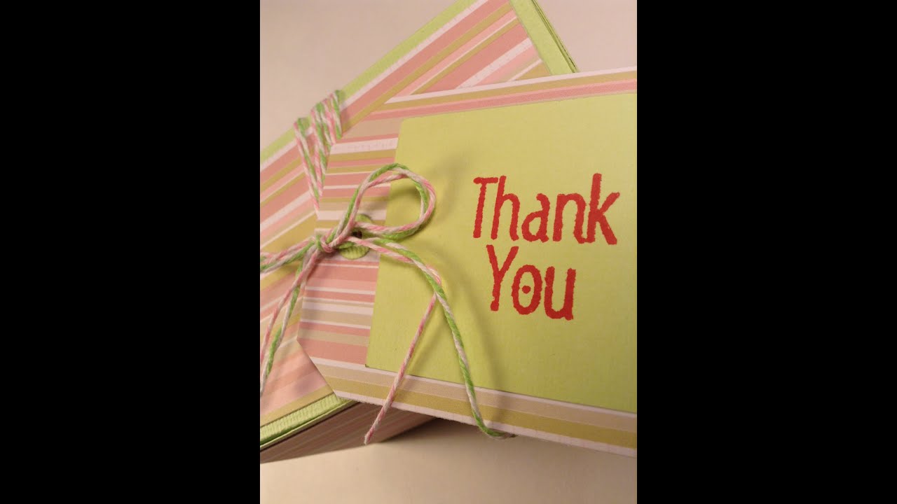 Creating a Color Coordinated Card, Tag, and Box - YouTube