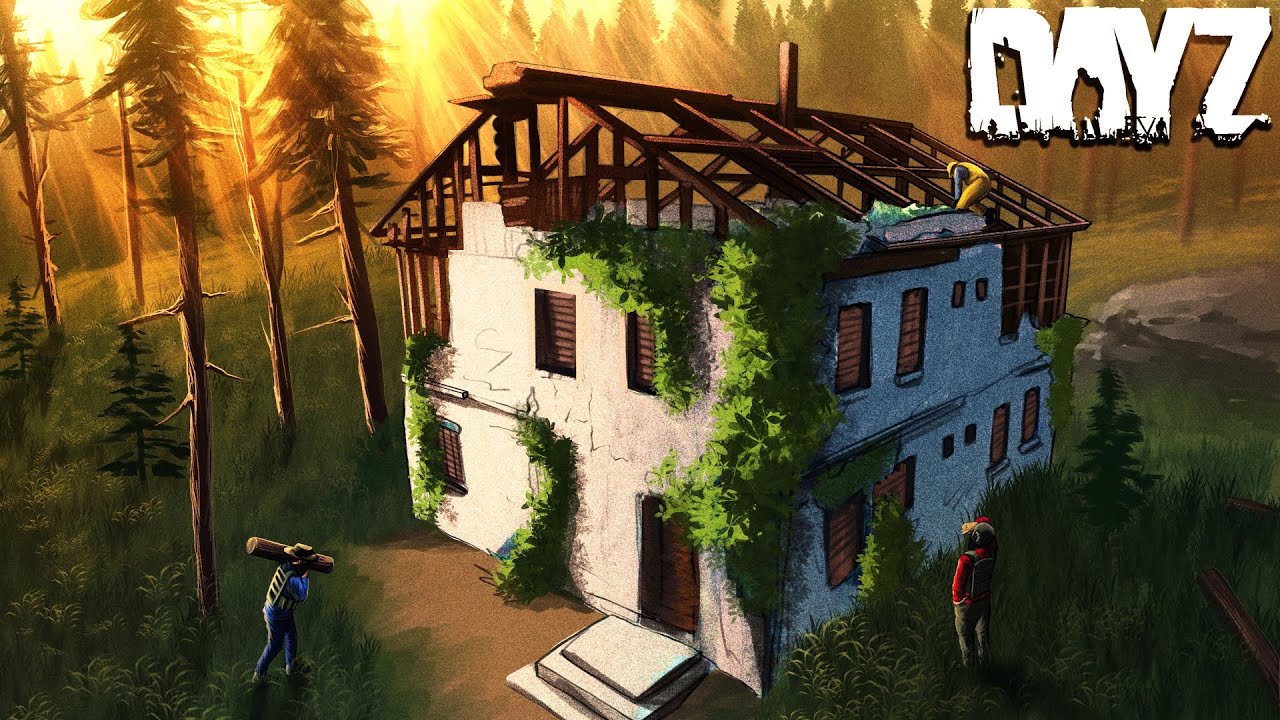 I Turned this ABANDONED HOUSE into My Cozy Base in DayZ!! - YouTube